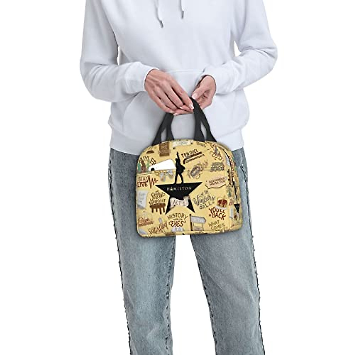 Lunch Bag For Women Men Insulated Lunch Box For Adult Reusable Lunch Tote Bag For Work, Picnic, Travel