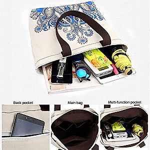 COTEetCI Women Canvas Handbags Hobo Bag Totes Casual Top Handle Purses