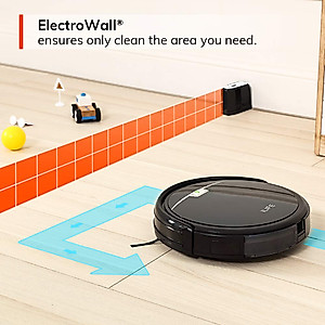 ILIFE A4s Pro Robot Vacuum Cleaner, 2000Pa Max, ElectroWall, Quiet, Automatic Self-Charging Robotic Vacuum Cleaner, Cleans Hard Floor to Medium Carpets, Black