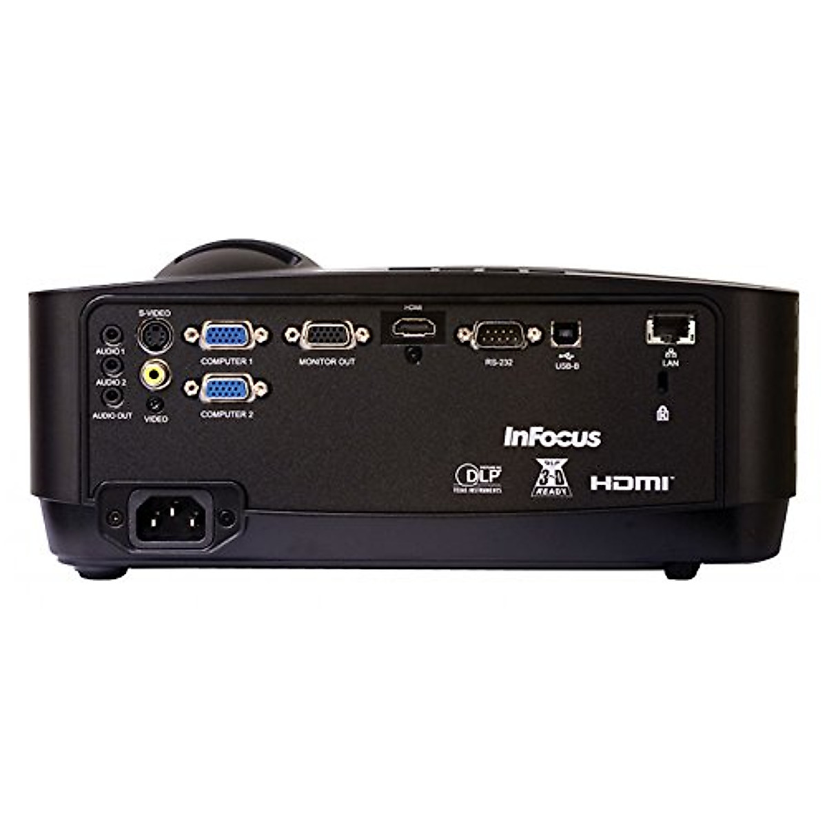 InFocus IN126STx WXGA DLP Short Throw Network Projector, 3700 Lumens, 14000:1 Contrast Ratio