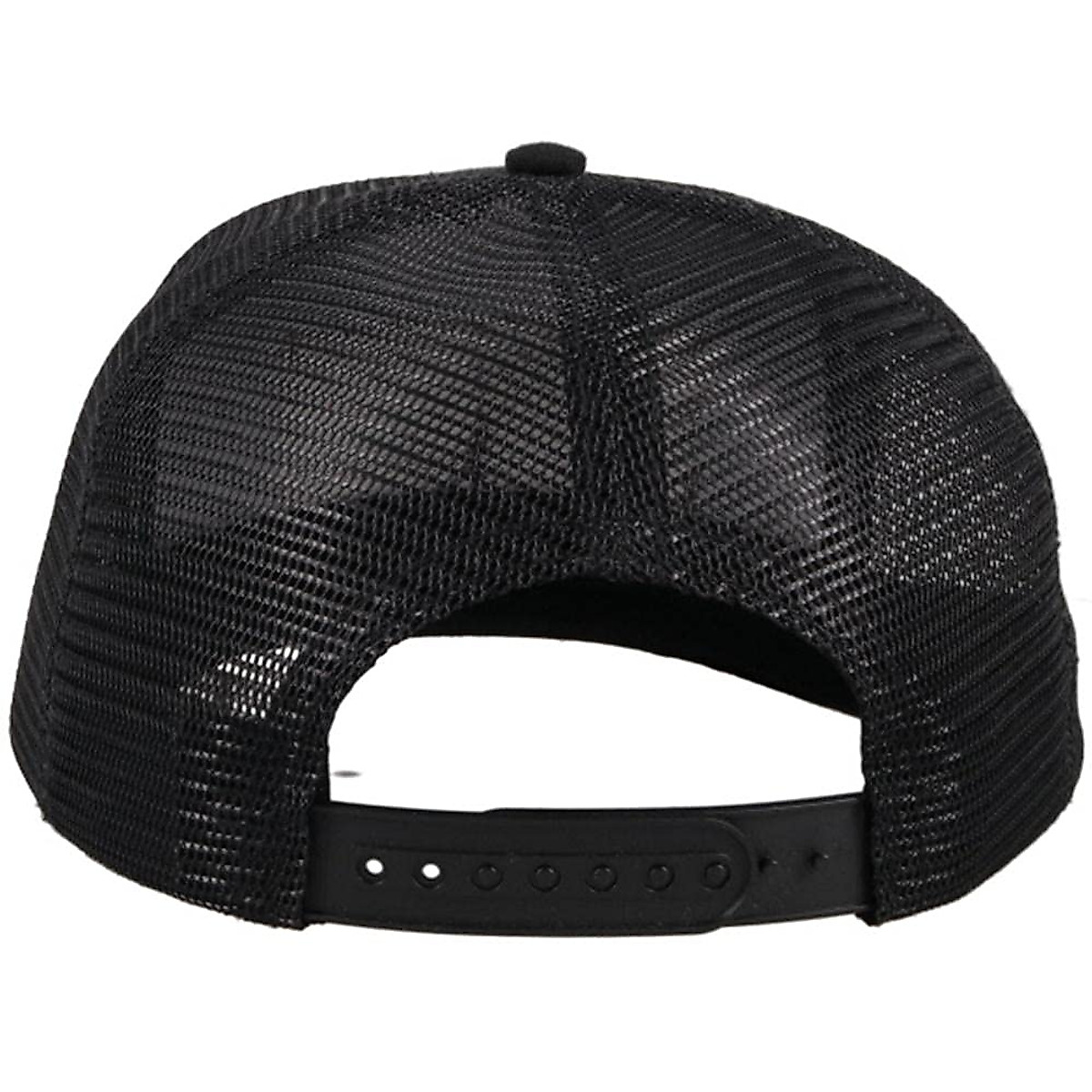 HOOEY Lone Star Beer Patch Adjustable Snapback Hat (Black/Black)