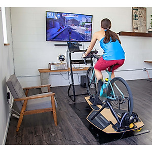 Saris MP1 Nfinity Motion Platform - Adult Bike Trainer Platform, Indoor Exercise Bike Trainer Stand with Nfinity Technology, Engage More Muscles, Adjustable Touch Points