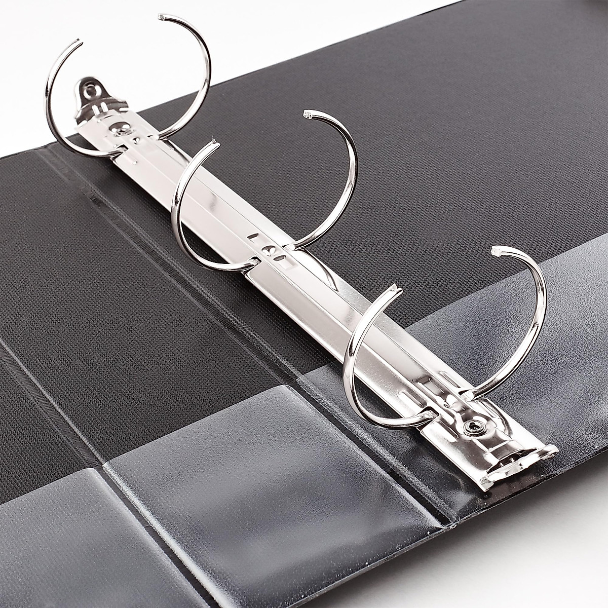 Avery Economy 3 Ring Binder, 2" Round Rings, 1 Black Binder (03501)