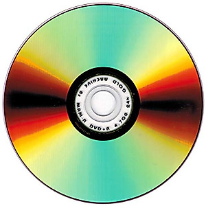 4.7 GB MAM-A (Mitsui) GOLD 8X DVD+R's (Archival-grade) 50-pak in Cakebox