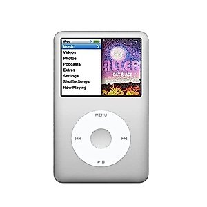 PARTY HEADPHONES Original AppleiPod Compatible for Mp3 Mp4 Player - Apple iPod Classic 7th Generation 120GB Silver (Renewed)
