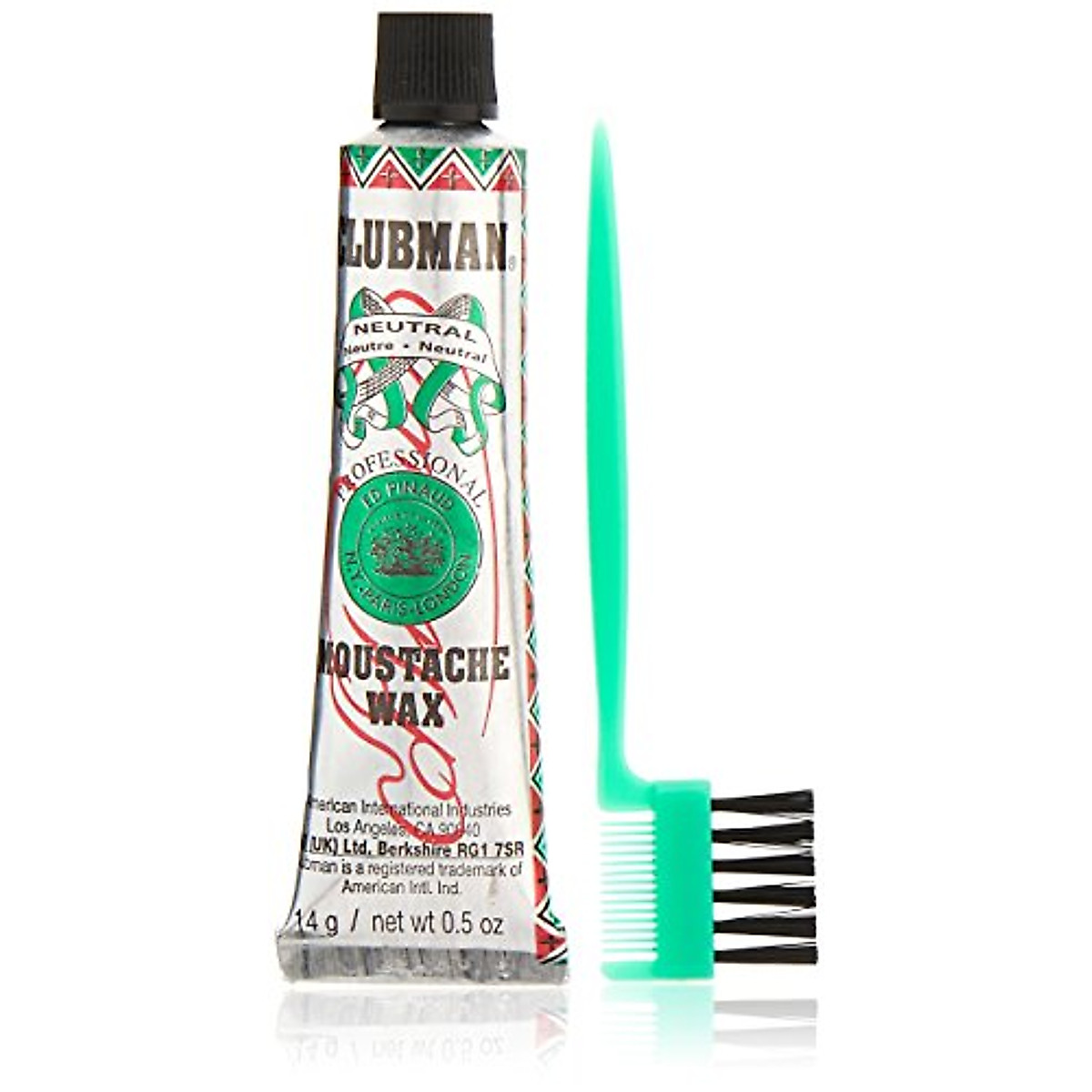 Clubman Moustache Wax Neutral 0.50 oz (Pack of 5)