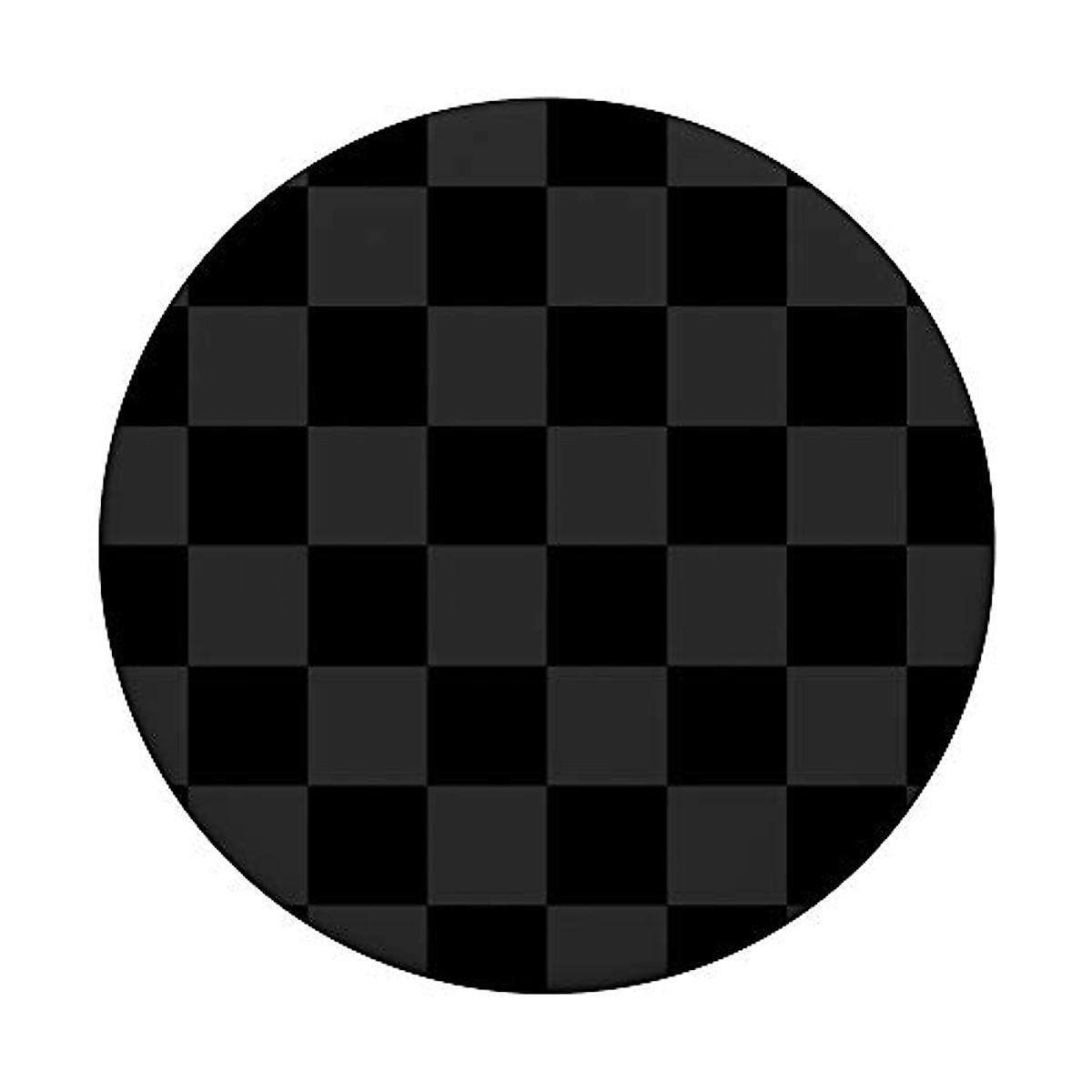 Trendy Checkerboard Checkered Black And Grey Gift PopSockets PopGrip: Swappable Grip for Phones & Tablets