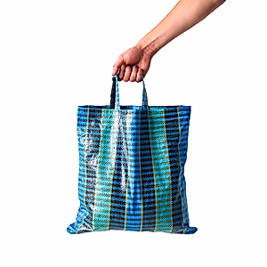 PRO&Family Ukraine Retro Reuseable Grocery Bags Shopping Cart Bags Foldable Reusable Shopping Bag Shopping Bag For Grocery (Blue, 5)
