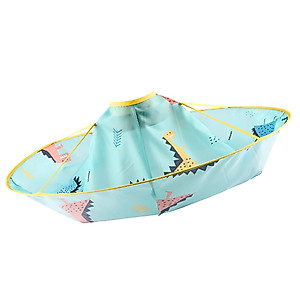 Aethland Kids Haircut Cape Hair Cutting Cape, Barber Cape Waterproof Foldable Umbrella Hair Catch Haircut Cape, Kids Hair Styling Cutting Cape (Dinosaur) n