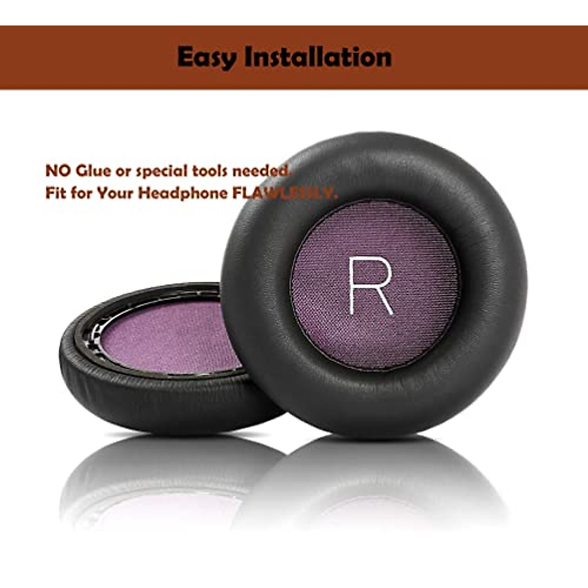 DowiTech Professional Headphone Replacement Ear Pads Cushions Headset Earpads Compatible with Plantronics Backbeat Pro Wireless Noise Cancelling Headset Headphone