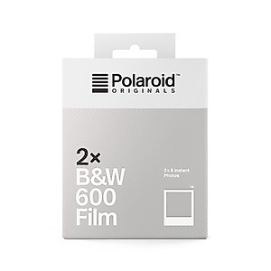 Polaroid Originals Instant B&W Film for 600 - Double Pack, White (4842)