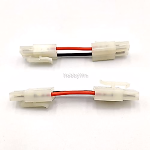Replacement Part For Big 2P Plug Male TO Male Convertor Cable Positive To Square Hole RC Vehicle Wire
