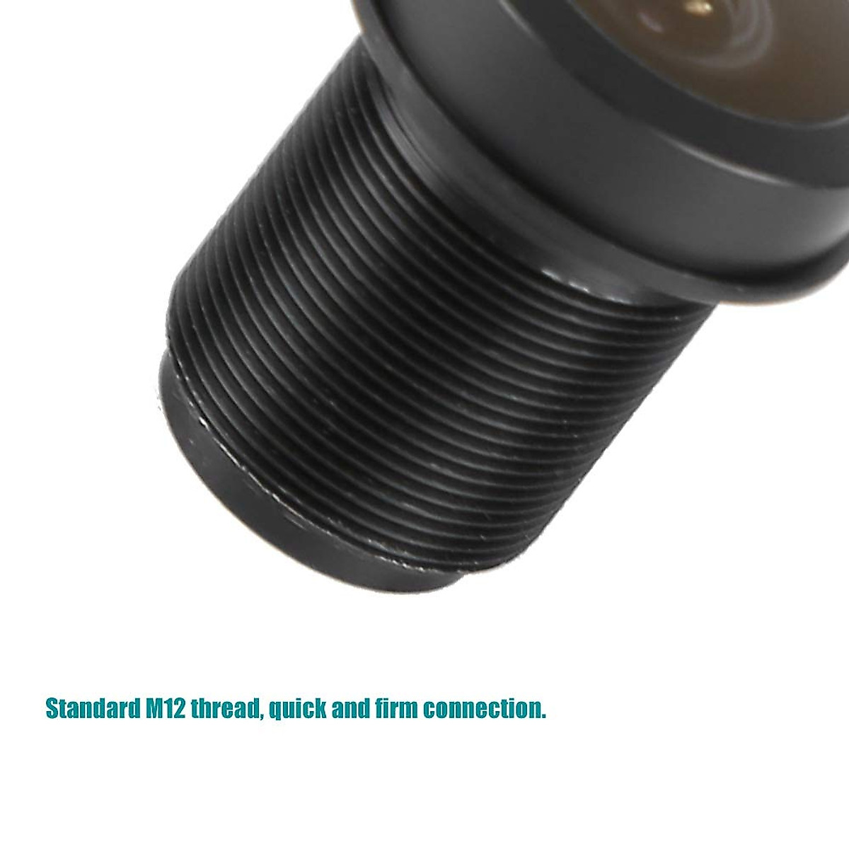 Replacement Cam Lens Fixed Lens Lens, Home Protection Camera Lens, Home Security Camera System 1.44mm 1/2.5 Wide Angle for Home CCTV Surveillance Camera