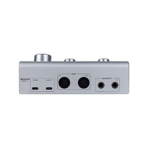MOOER SteepⅡ Multi-platform Audio Interface for Professional Recording, MIDI in/out Stero Soud With 24bit/192 Khz Audio Ports, Support Professional App Software