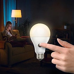 Feit Electric LED Built-in Battery Backup Intellibulb - A21 with an E26 Medium Base Light Bulb - 60W Equivalent - 15 Year Life - 800 Lumen - 2700K Soft White
