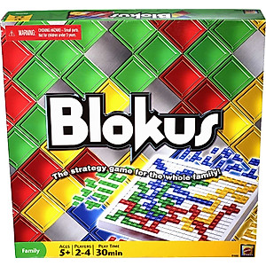 Mattel Games Blokus XL Strategy Board Game, Family Game for Kids & Adults with Colorful Oversized Pieces & Just One Rule (Amazon Exclusive)