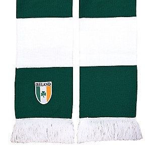 PUMA Ireland Embroidered Fashion Knit Bar Scarf