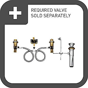 Moen TS44103BL Colinet Traditional Two Widespread High-Arc Bathroom Faucet with Cross Handles Valve Required, Matte Black