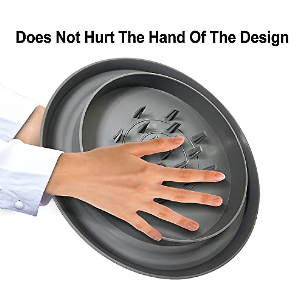 GUEZASE Chicken Shredder Tool, Meat shredder, Suitable for Pulled Chicken, Meat Shredder Tool with Non-Skid Base, Dishwasher Safe BPA free Chicken shredder pro 10.5" (Grey)