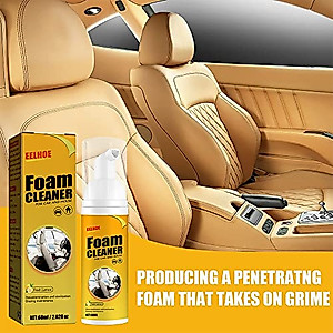 Multi-Purpose Foam Cleaner, Multi-Purpose Foam Cleaner, All-Purpose Household Cleaners For Kitchen, Bathroom, Car (30ML,3PCS)