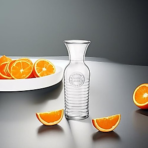 Bormioli Rocco Officina1825 Carafe, 33.75 oz,(Pack of 6) Clear