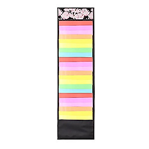 Guaber Vinyl Holder with 47 Compartments Vinyl Roll Holder Gift Wrap Organizer Door Wall Hanging Craft Vinyl Storage Organizer Vinyl roll Holder Wall Mounted