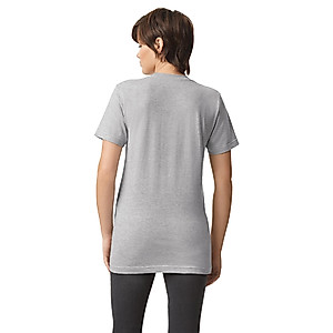 American Apparel Fine Jersey T-Shirt, Style G2001, Multipack, Heather Grey (2-Pack), Medium