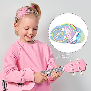 24 Pieces Unicorn Guitar Picks, Unicorn Guitar Picks with 1 Pick Holder Case, Guitar Picks for Guitar Bass Music Instruments