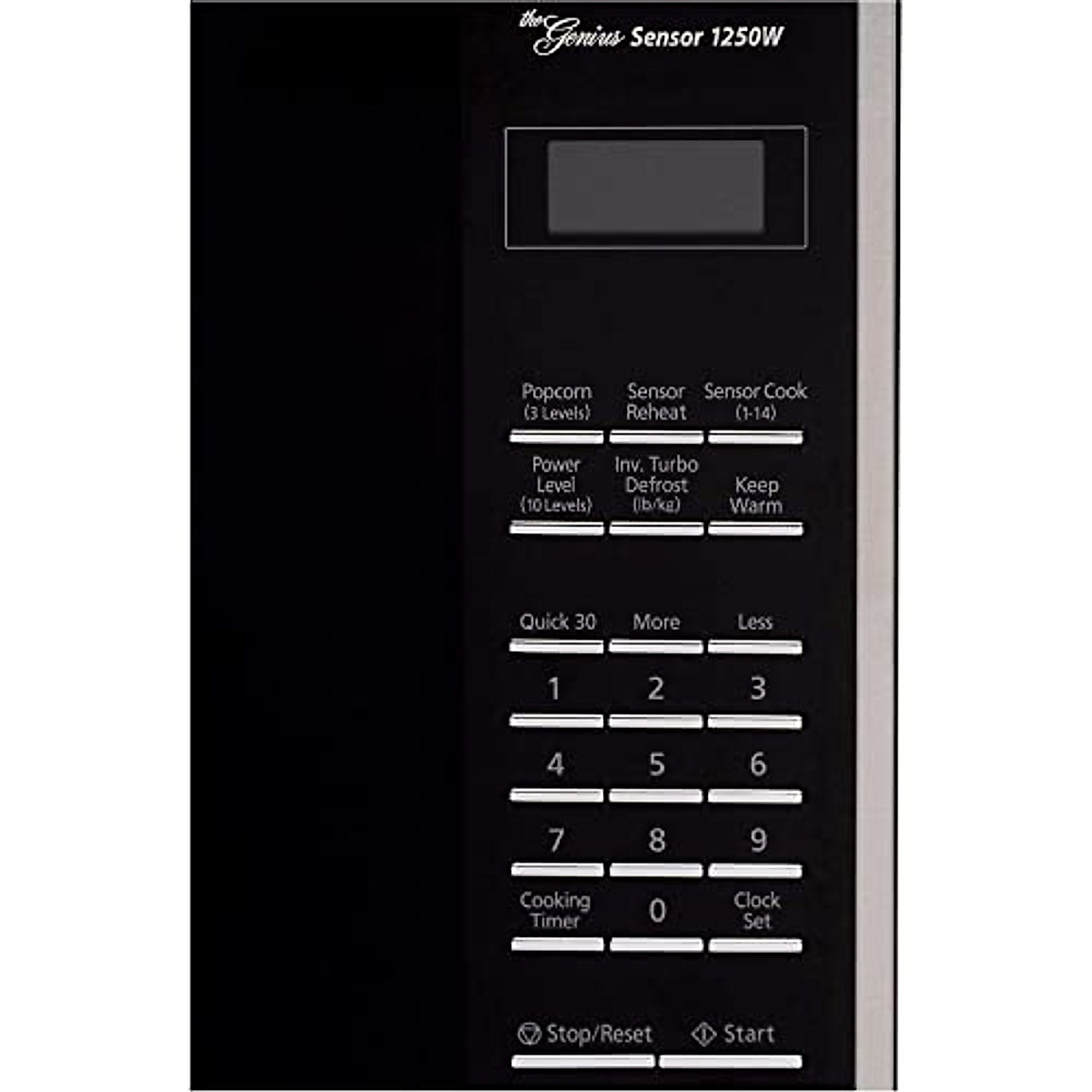 Panasonic NN-SN975S Genius Sensor Microwave - With Inverter Technology - Stainless Steel – 2.2 Cu. Ft. 1250W (Silver) (Renewed)