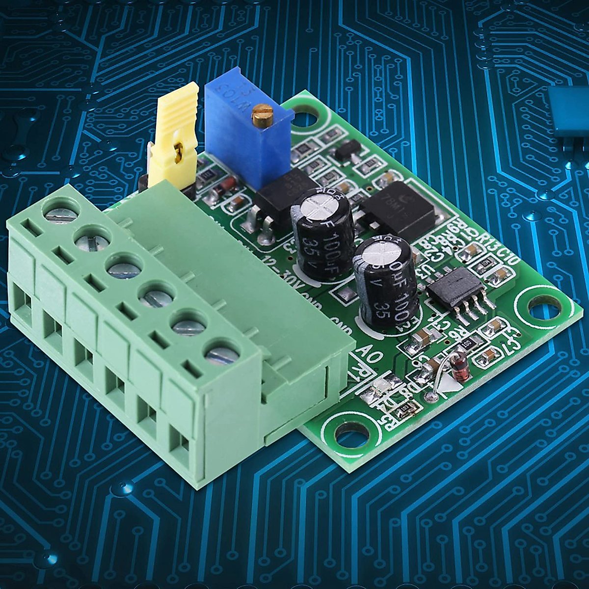 Frequency to Voltage Converter Module,PWM to Voltage Module,Frequency Converter,1-3KHZ 0-10V PWM Signal to Voltage Converter Module Digital Analog Board