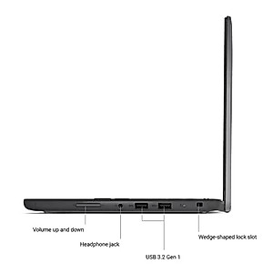 Dell Latitude 3120 Laptop HD Notebook PC, Intel Pentium N5100 Processor, 4GB Ram, 64GB Solid State Drive, Webcam, WiFi, Bluetooth, HDMI, Windows 10 Professional (Renewed)