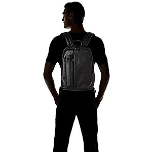 PIQUADRO Unisex Adult Backpack, Black, 11x40x31 cm (W x H x L)