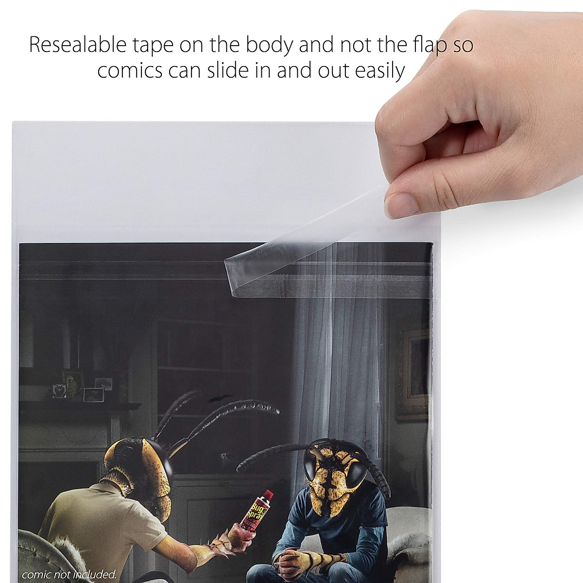 TitanShield Current/Modern Size Resealable Comic Book Bags (150 Count)