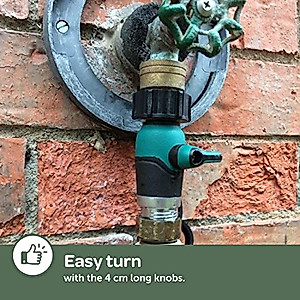 2wayz Garden Hose Shut Off Valve, Garden Hose Connector, Water Hose Shut Off Valve, Hose Valve Shut Off, Shut Off Valve for Garden, Garden Hose Shut Off Valve Heavy Duty