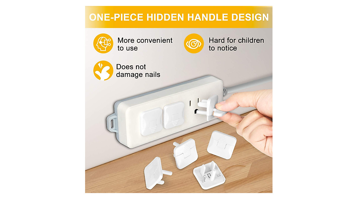Secure Your Home with Baby Proofing Outlet Covers - 40 Pack