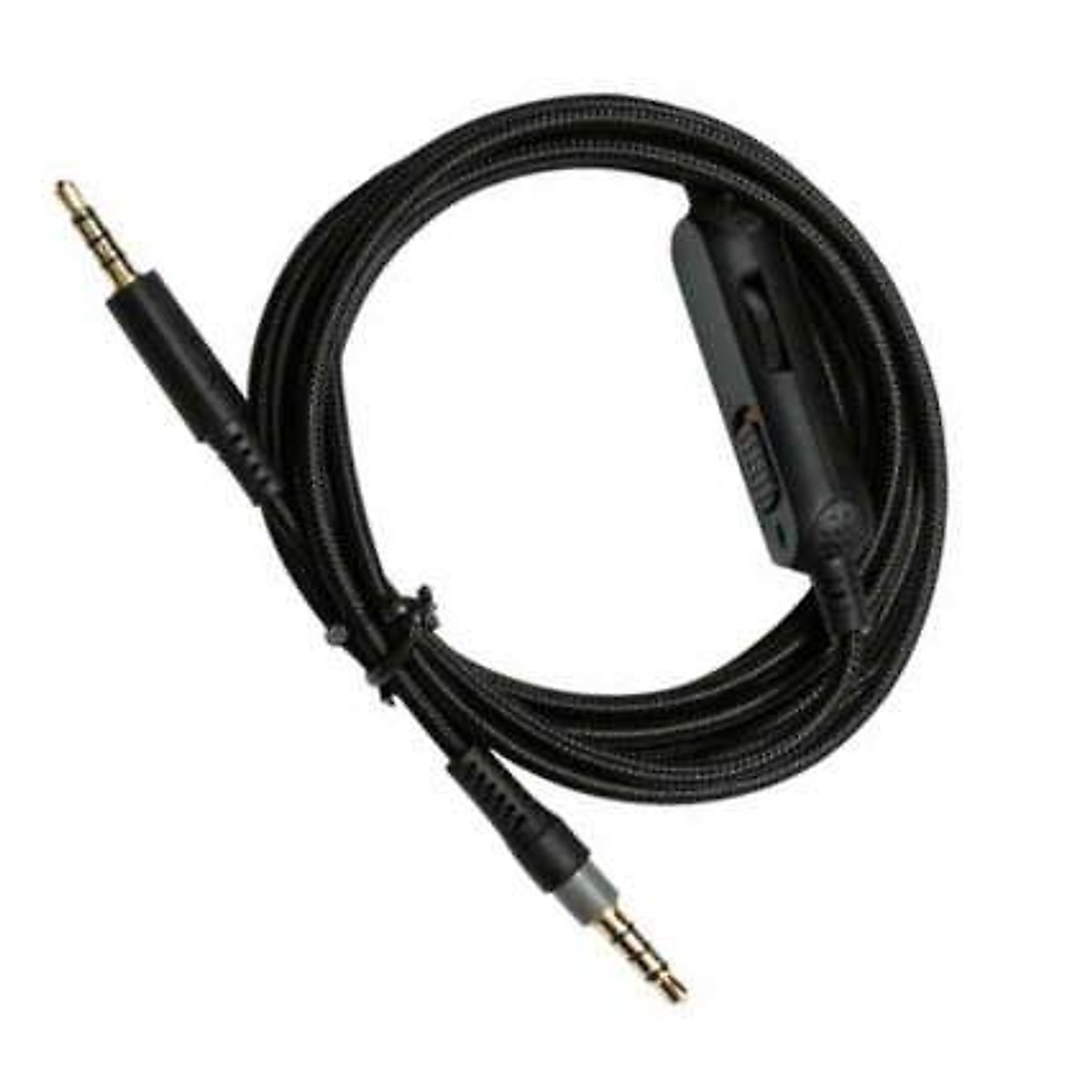 Detachable/Removable Audio Aux Cable Cord Wire with Inline Mute & Volume Control Compatible with HyperX Cloud Mix Cloud Alpha (Note: No Inline Mic)