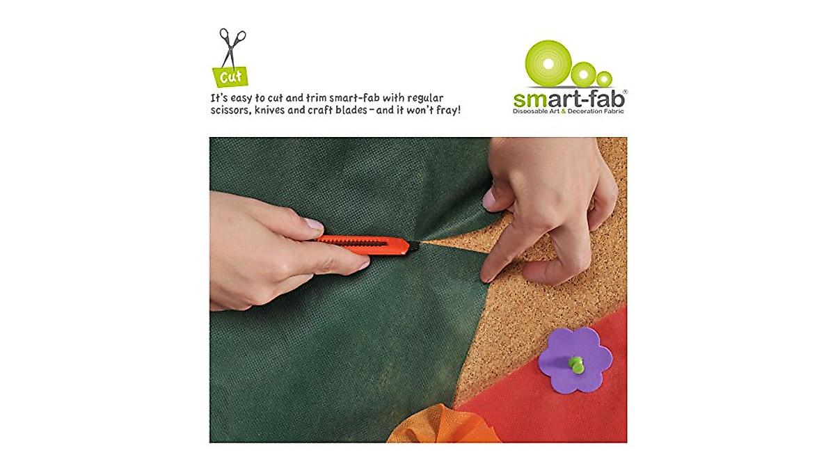 Smart-Fab Apple Green Fabric 48" x 40' - Durable, Versatile Craft Material
