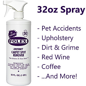 FOLEX Cemko Cleaning Cloth Instant Carpet Spot Remover | Instant Carpet Spot Remover Kit, 32oz