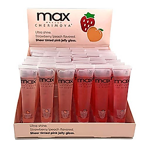 MAX Makeup Cherimoya Pink Jelly Strawberry Lip Gloss