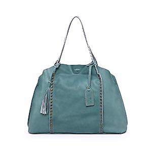 OLD TREND Genuine Leather Birch Tote Bag (Mint)