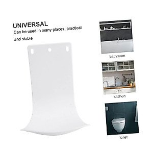 Alipis Soap Dispenser Tray 2pcs Plastic Water Tray Toilet Tank Tray Toilet Stand Washer Pan Tray Wall Soap Holder Wall Wall Mount Soap Dispenser Bracket Foaming Collection Trays Soap