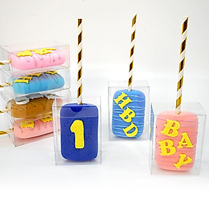 XINHPKGG 35pcs 3.5"x 2.5"x 1.38" Clear Rice Krispie Treat Boxes: Cakesicle Boxes Clear Favor Boxes Macaron Boxes Clear Treat Boxes Party Favors Boxes