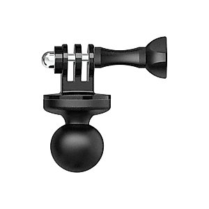 1" Ball Mount Adapter for Insta360 One X2, X, One R, RS, GO 2, GoPro Hero, Compatible with RAM Ball Head Mounts B Size Double Socket Arm