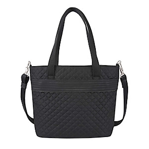 Travelon Anti-Theft Boho Tote, Black, One Size