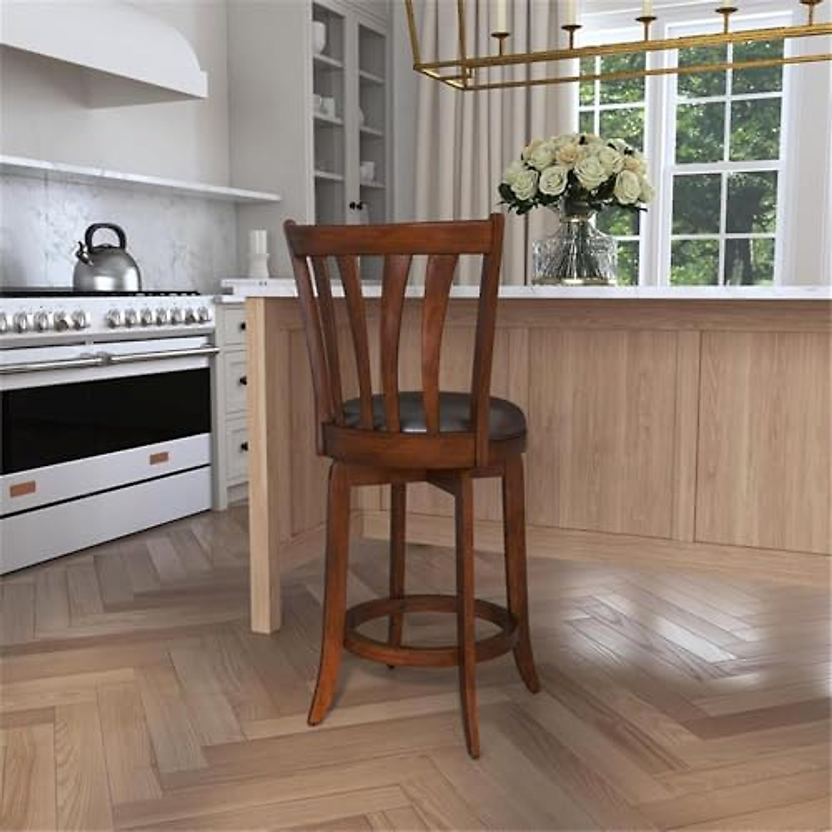 Hillsdale Savana Swivel Stool, Counter, Cherry