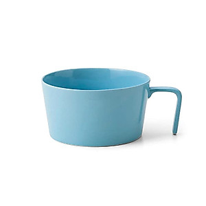 TAMAKI Luonto T-947746 5-Piece Set, Tyvas Blue Plate, Color Dish, Pasta Plate, Bowl, Soup Cup