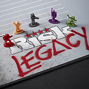 Hasbro Gaming Avalon Hill Risk Legacy Strategy Tabletop Game, Immersive Narrative Game, Miniature Board Game for Ages 13 and Up, for 3-5 Players