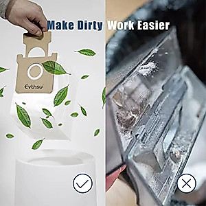 12 Pack Vacuum Bags for iRobot Roomba Bags, Replacement Parts for iRobot Roomba i7 i7+Plus(7550) i3+ i4+ i6+ i8+ j7+ (7550) s9+ I & S & J Series Automatic Dirt Disposal Bags