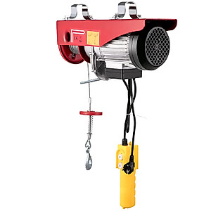VEVOR Electric Hoist Lift 1320LBS 600KG Overhead Electric Hoist 110V Electric Wire Hoist Remote Control Garage Auto Shop Overhead Lift
