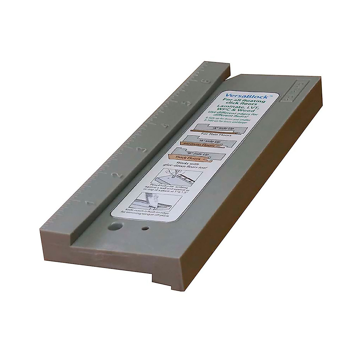 CalFlor KI75160 VersaFloor, Pro Flooring Installation Kit with VersaBlock Tapping Block and MultiSpacers Versatile Expansion Spacers for Wood, Laminate, Vinyl & Click Tile (VersaFloor)